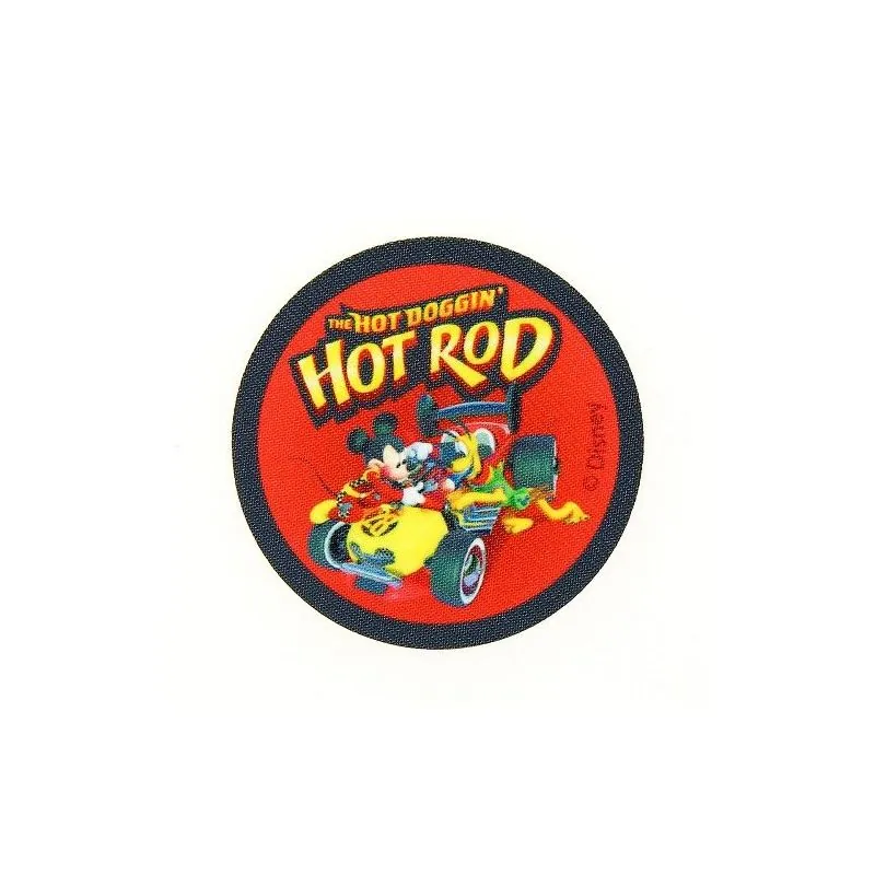 Ecussons rond hot rod - Mickey Disney